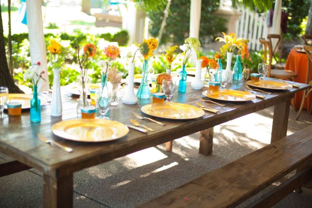 Southern Style: Colorful Backyard Party - Southern Events Party Rental ...