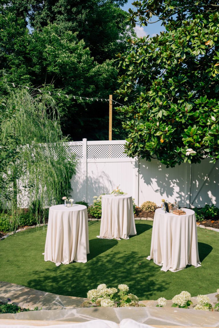 Indoor vs. Outdoor Cocktail Hour Rentals | Nashville TN Rentals